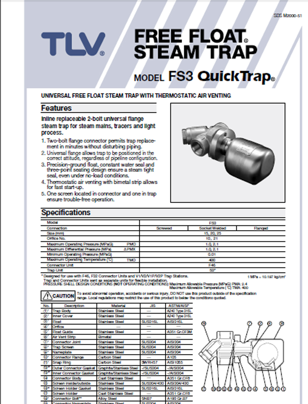 TLV Steam Trap – Enprotrade