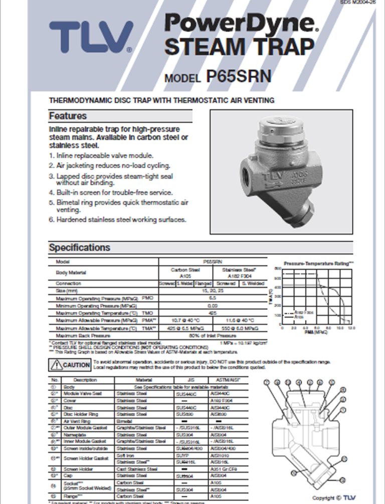 TLV Steam Trap – Enprotrade